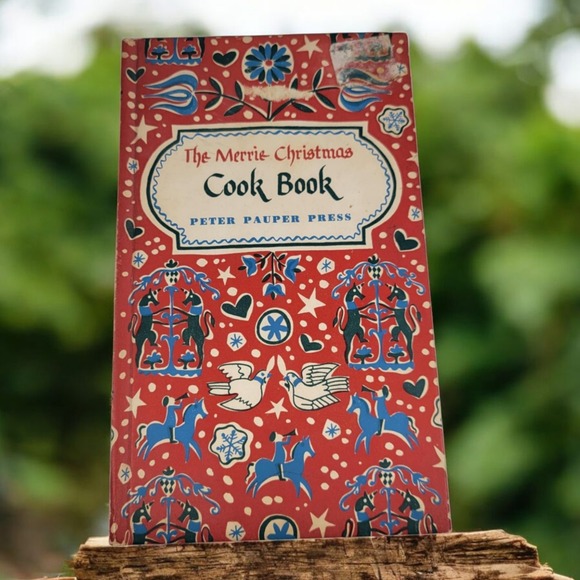Kitchen | Vintage Cookbook The Merrie Christmas Cook Book Recipes Hb ...